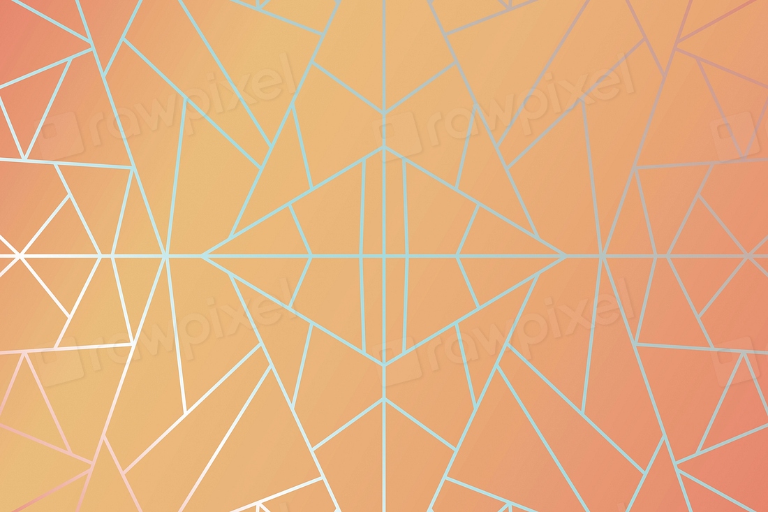 Orange abstract geometric background vector | Premium Vector - rawpixel