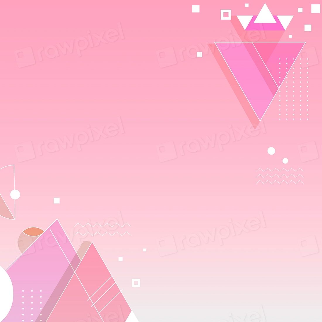 Pink geometric abstract background vector | Premium Vector - rawpixel