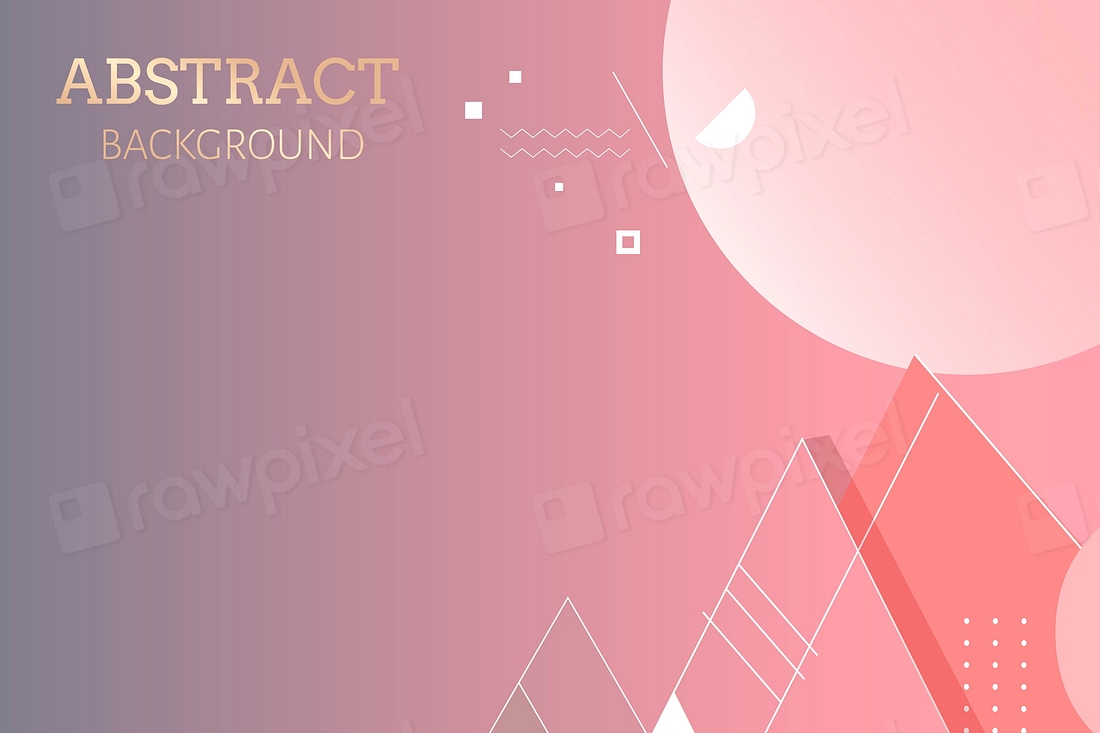Pink geometric abstract background vector | Free Vector - rawpixel