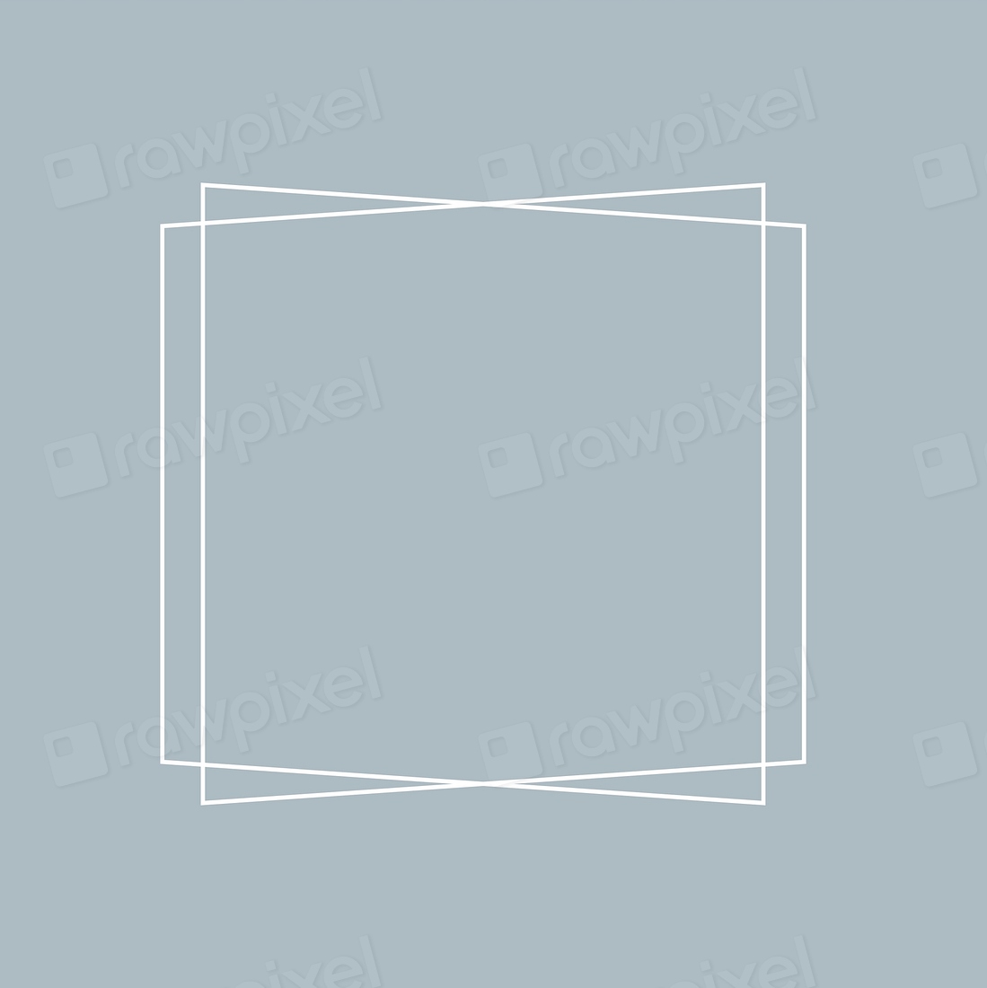 Square badge blue background vector | Premium Vector - rawpixel