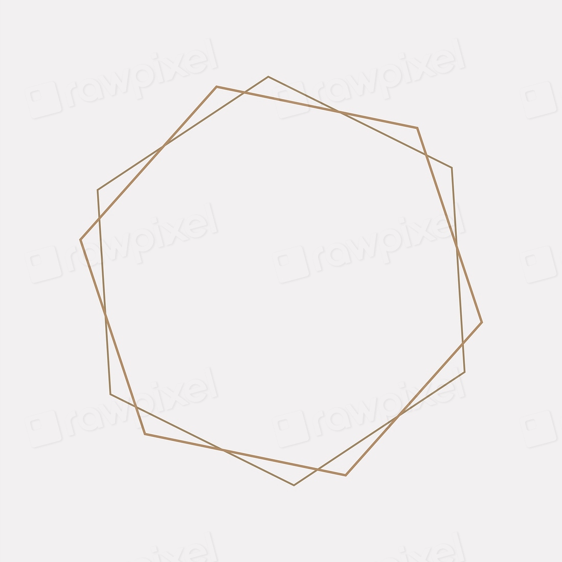 Hexagon badge white background vector | Premium Vector - rawpixel