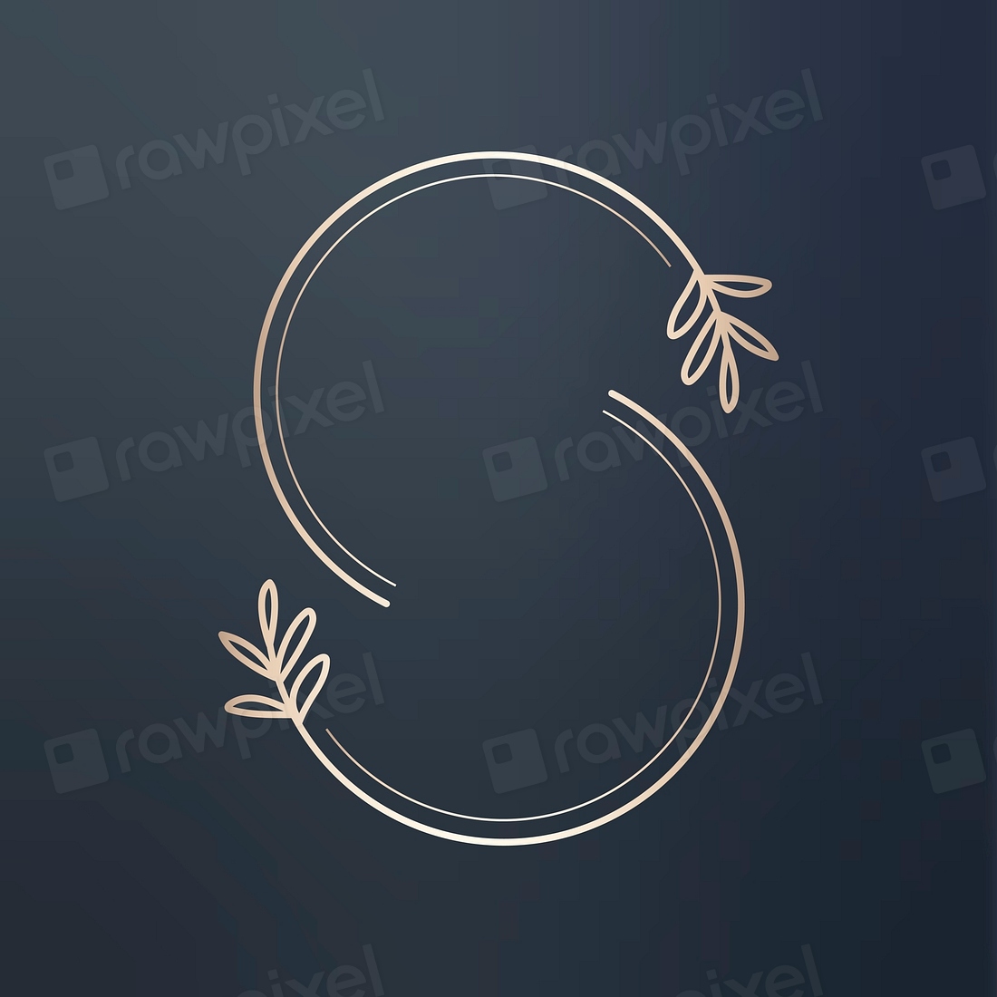 Floral infinity design logo vector | Premium Vector - rawpixel