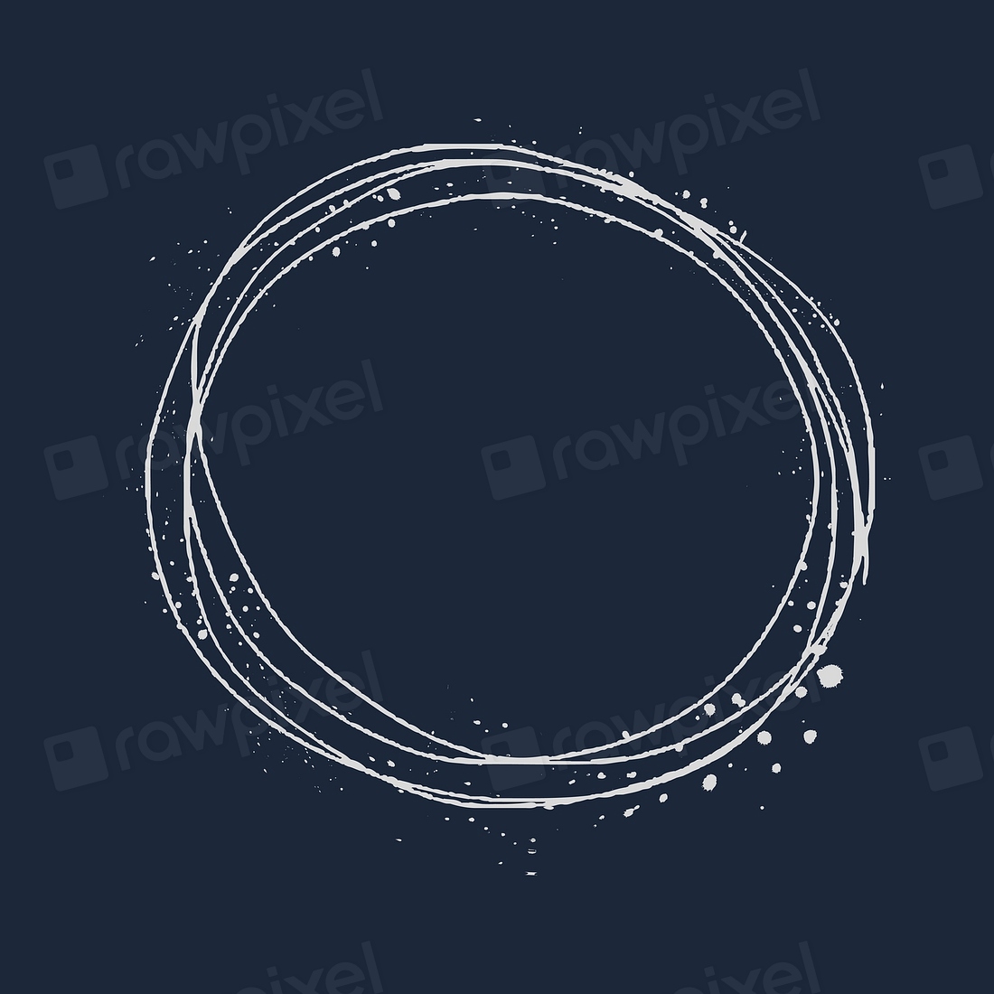 Minimal round line art frame | Premium Vector - rawpixel