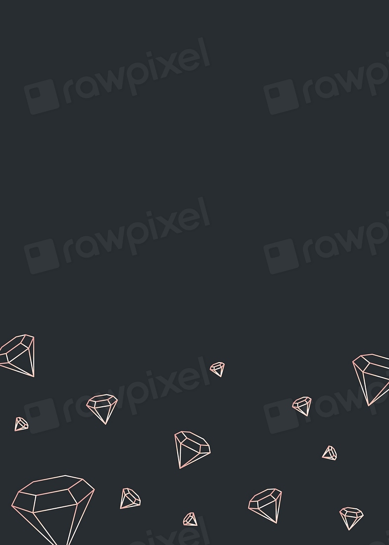 Geometric diamond design wallpaper vector | Premium Vector - rawpixel
