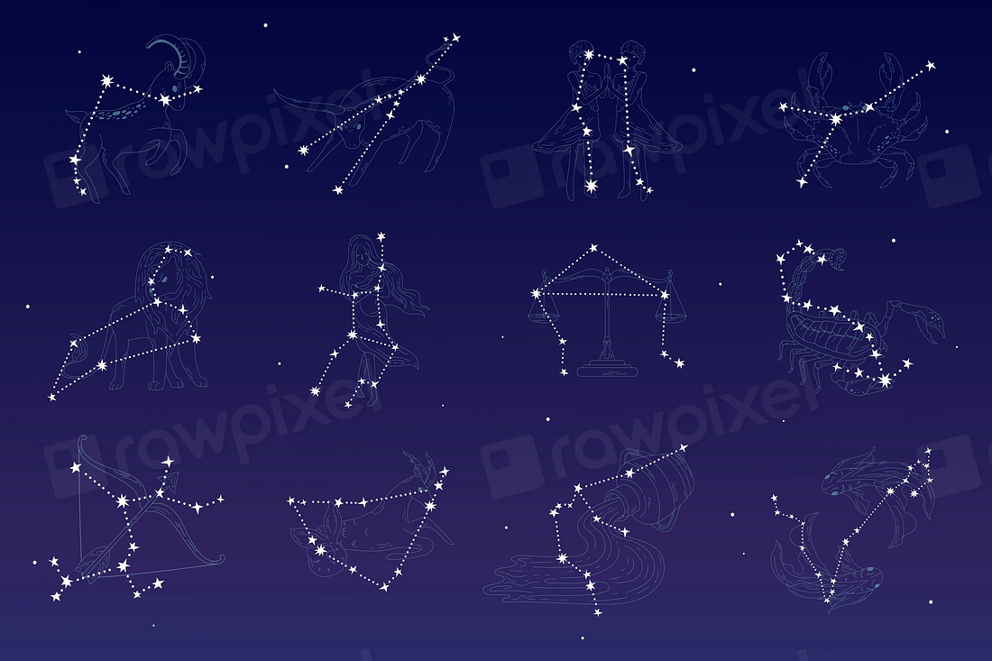 Astrological star signs vector set | Premium Vector - rawpixel