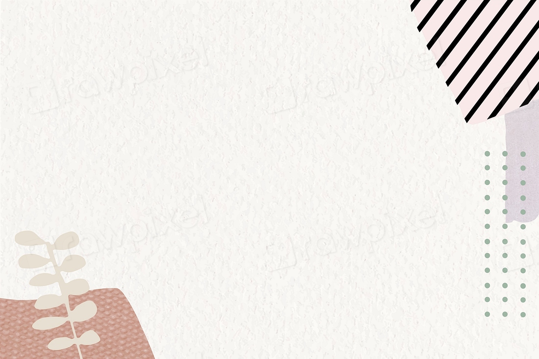 Leaf pattern beige background vector | Premium Vector - rawpixel