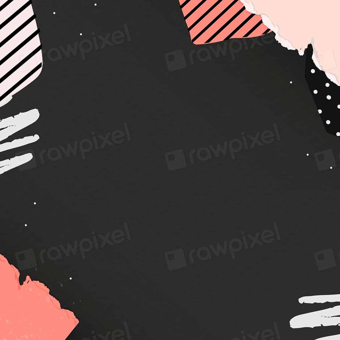 Ripped paper framed black background | Premium Vector - rawpixel