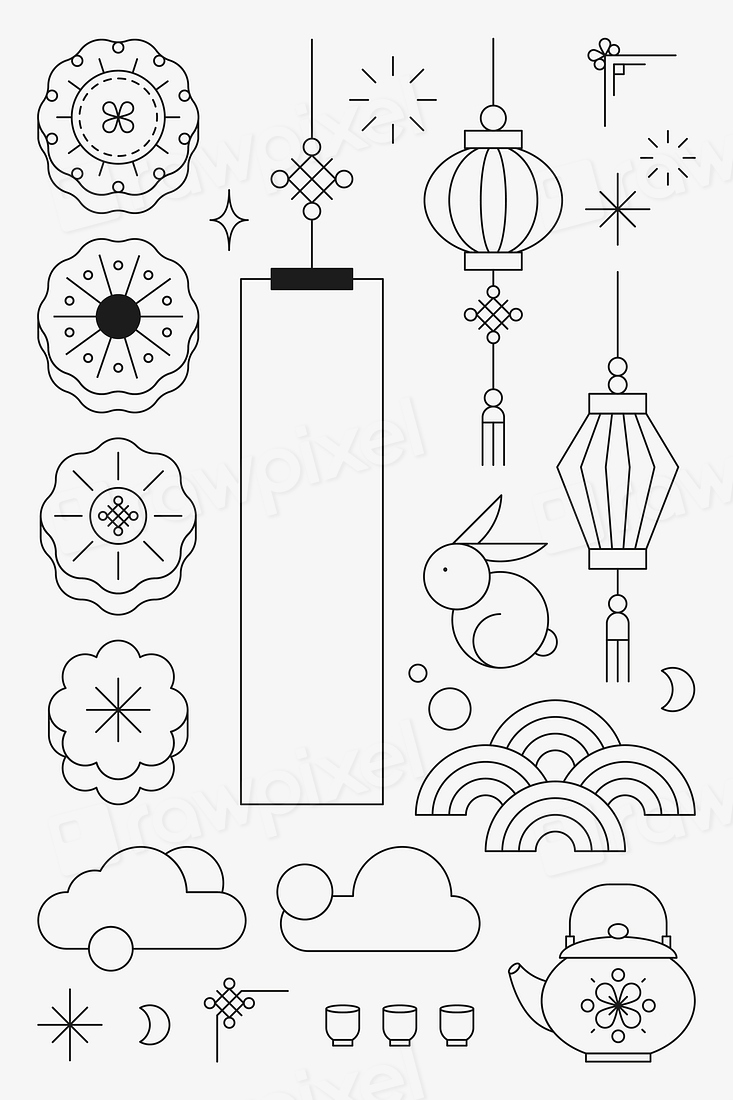 Chinese Mid Autumn festival design | Premium Vector - rawpixel