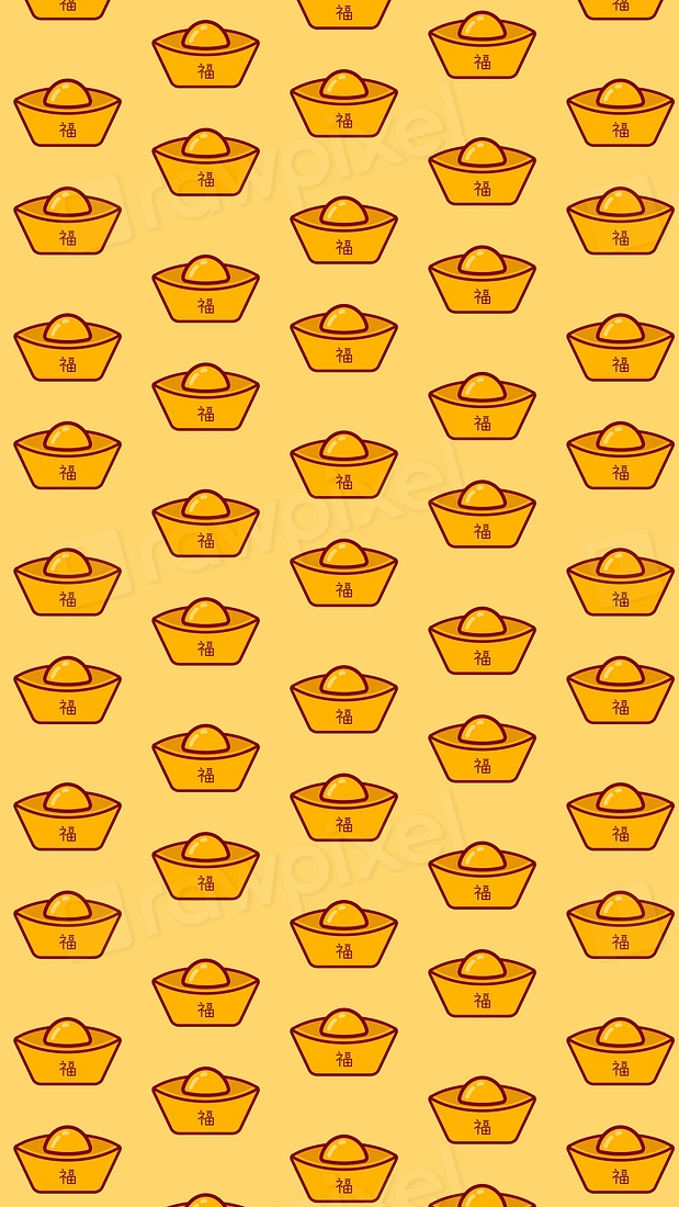 Chinese good fortune wallpaper vector | Premium Vector - rawpixel