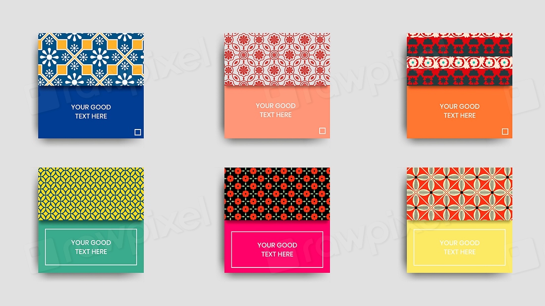 Indian pattern note templates vector | Premium Vector - rawpixel