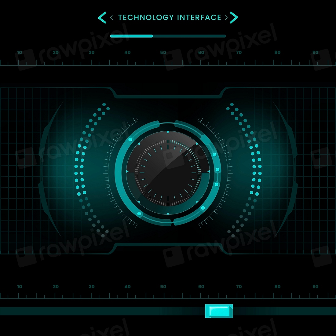 Technology interface template design elements | Premium Vector - rawpixel
