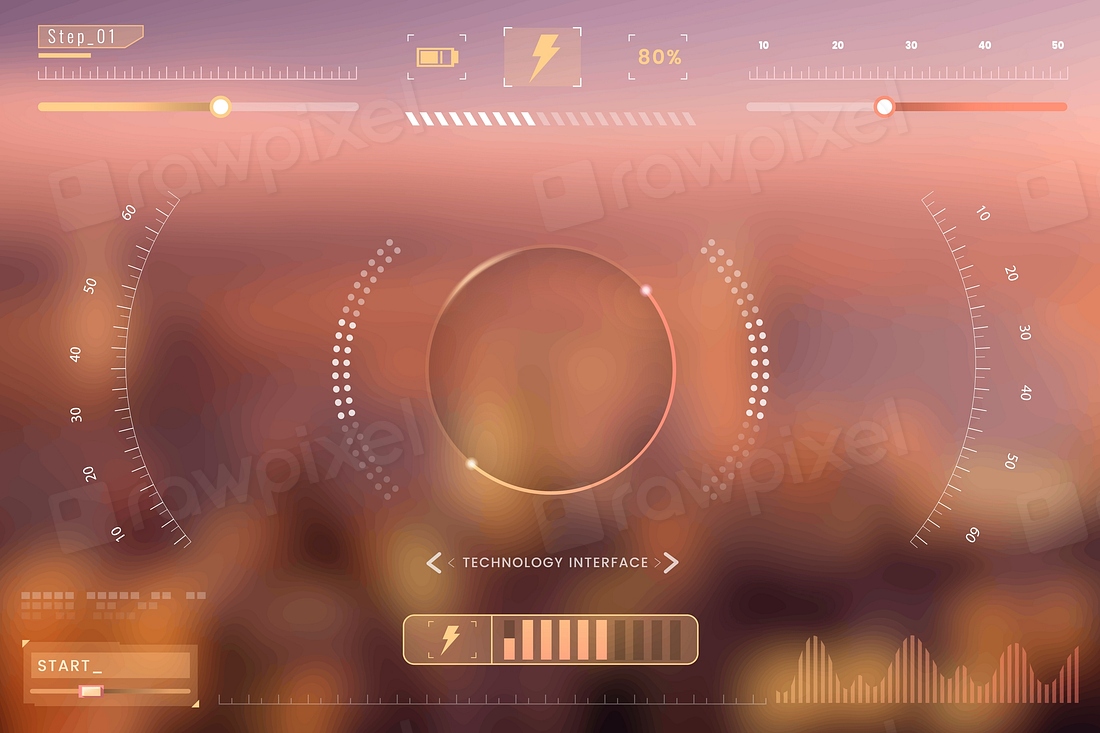 Technology interface template design elements | Premium Vector - rawpixel
