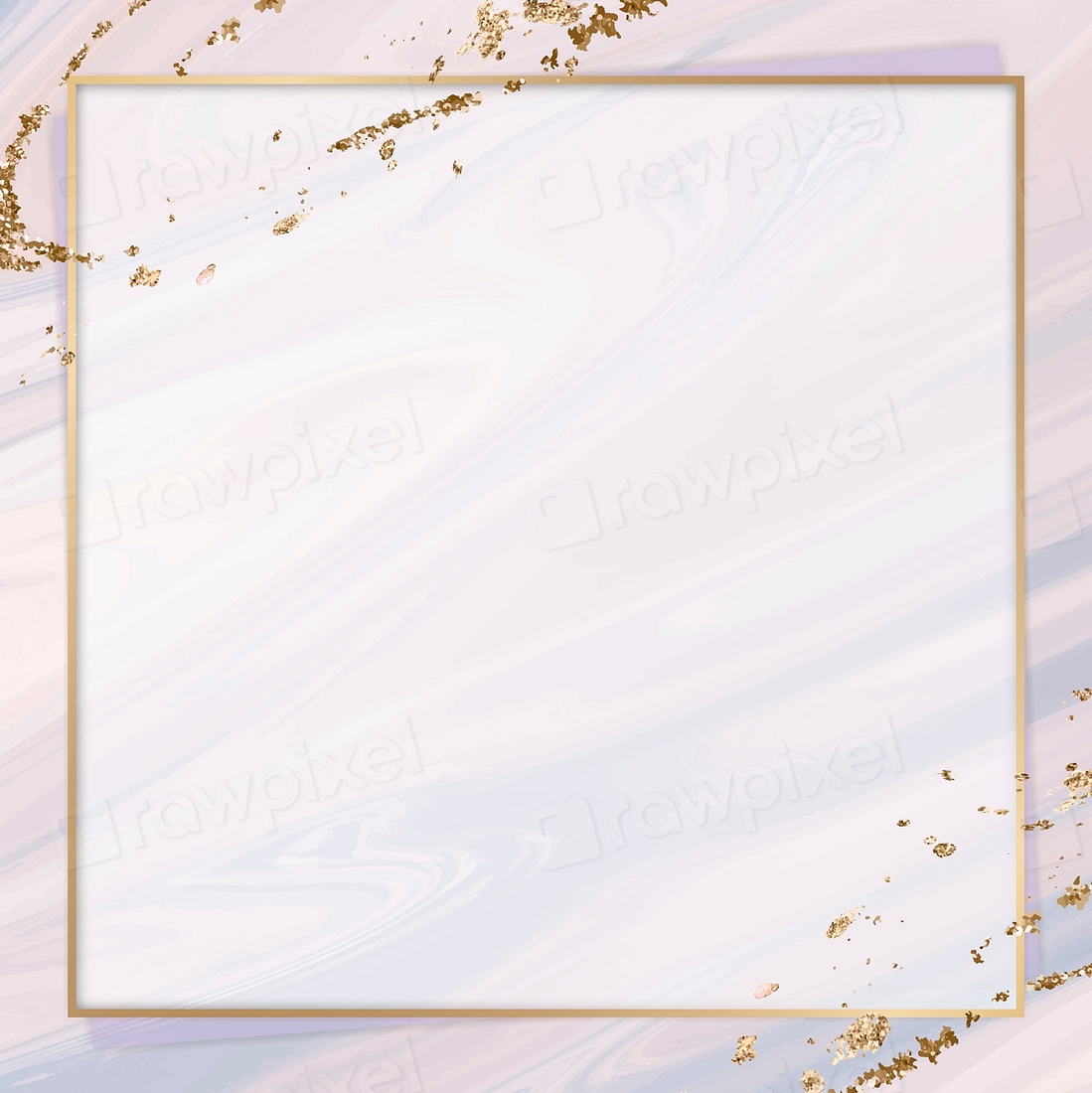 Square gold frame pink fluid | Premium Vector - rawpixel