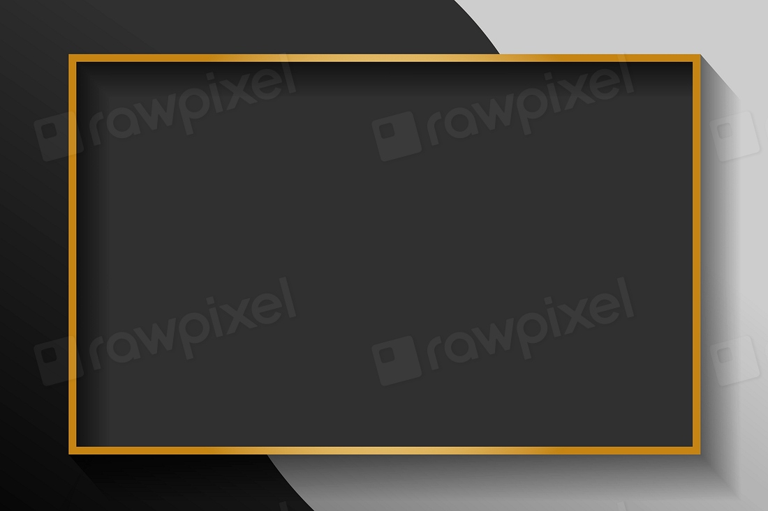Blank rectangle black abstract frame | Premium Vector - rawpixel