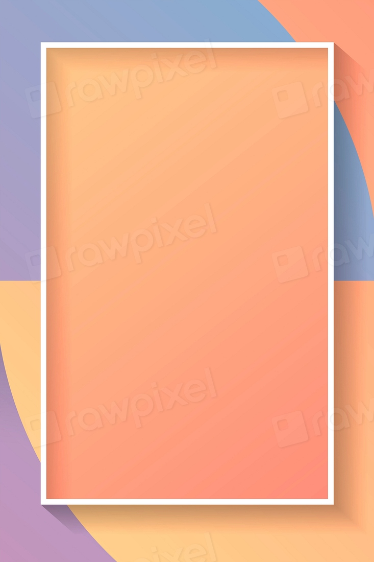 Blank rectangle colorful abstract frame | Premium Vector - rawpixel