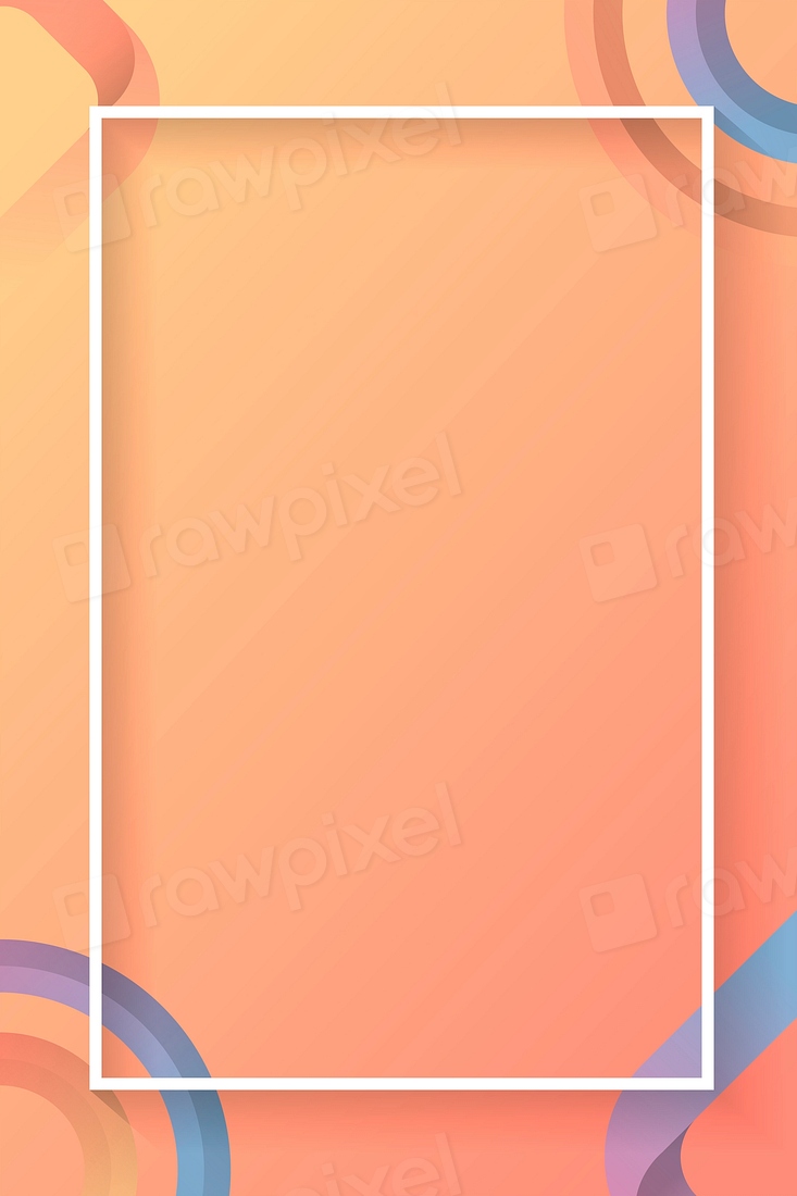 Blank rectangle colorful abstract frame | Premium Vector - rawpixel