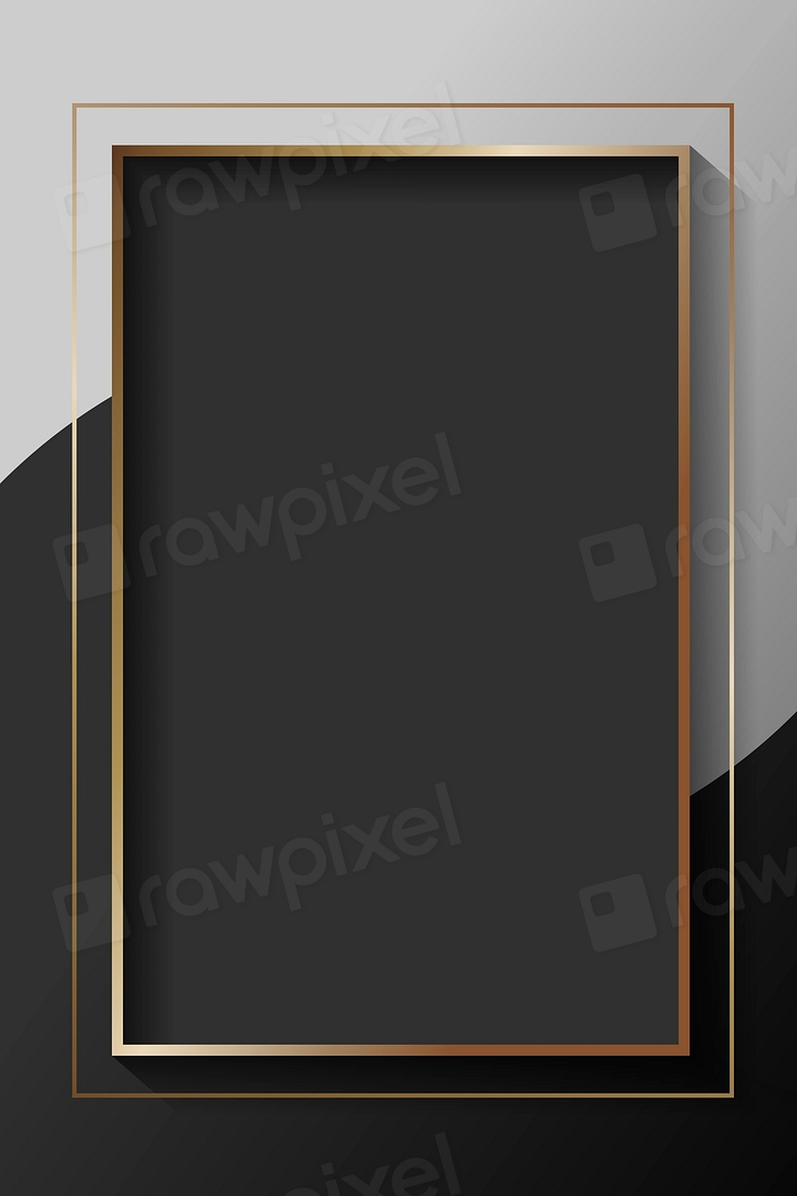 Blank rectangle black abstract frame | Premium Vector - rawpixel