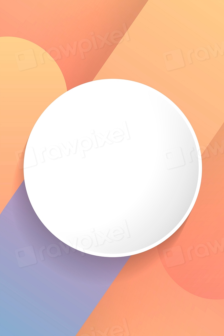 Blank circle colorful abstract frame | Premium Vector - rawpixel