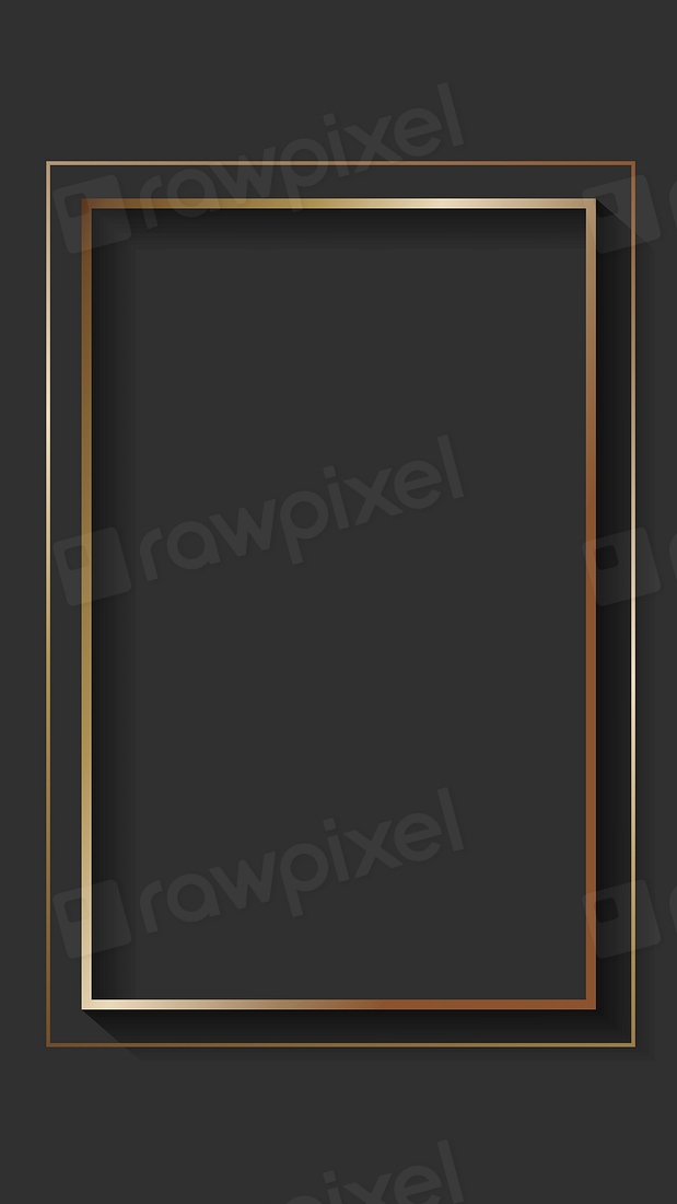 Blank rectangle black abstract frame | Premium Vector - rawpixel