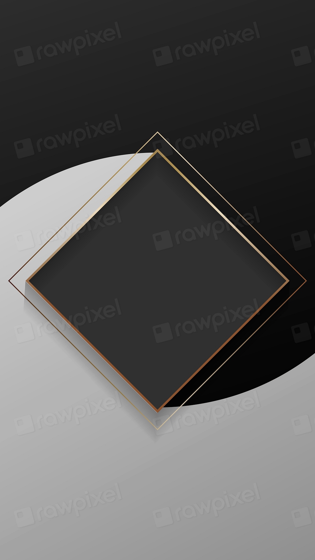 Blank square black abstract frame | Premium Vector - rawpixel