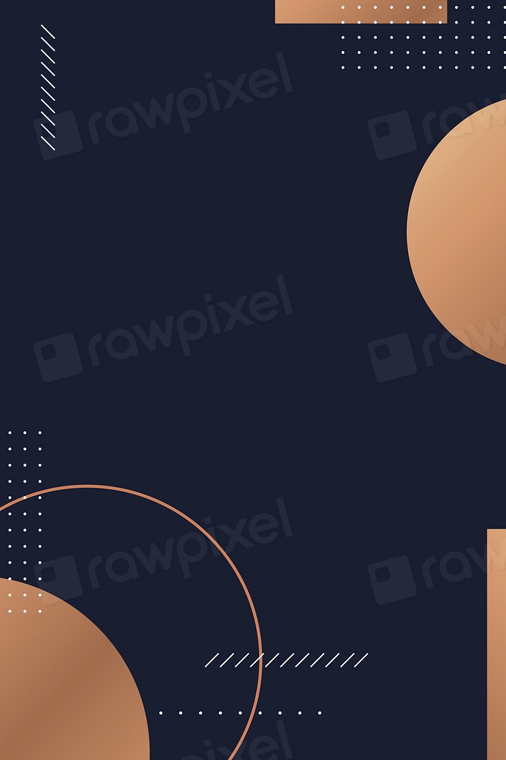 Modern copper geometric pattern blue | Premium Vector - rawpixel