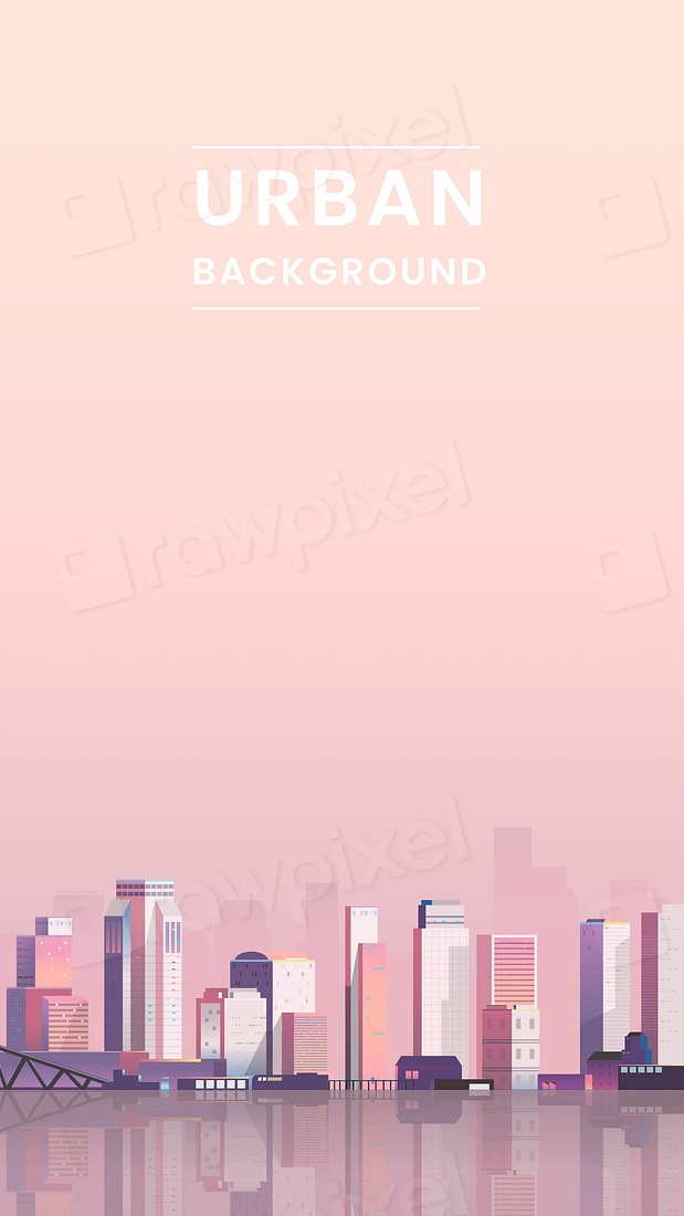 Urban scene scene dusk background | Premium Vector - rawpixel