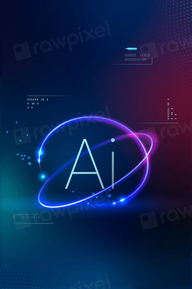 AI futuristic technology background vector | Premium Vector - rawpixel