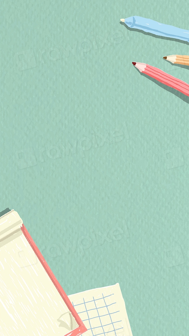 Blank green notebook frame mobile | Premium Vector - rawpixel