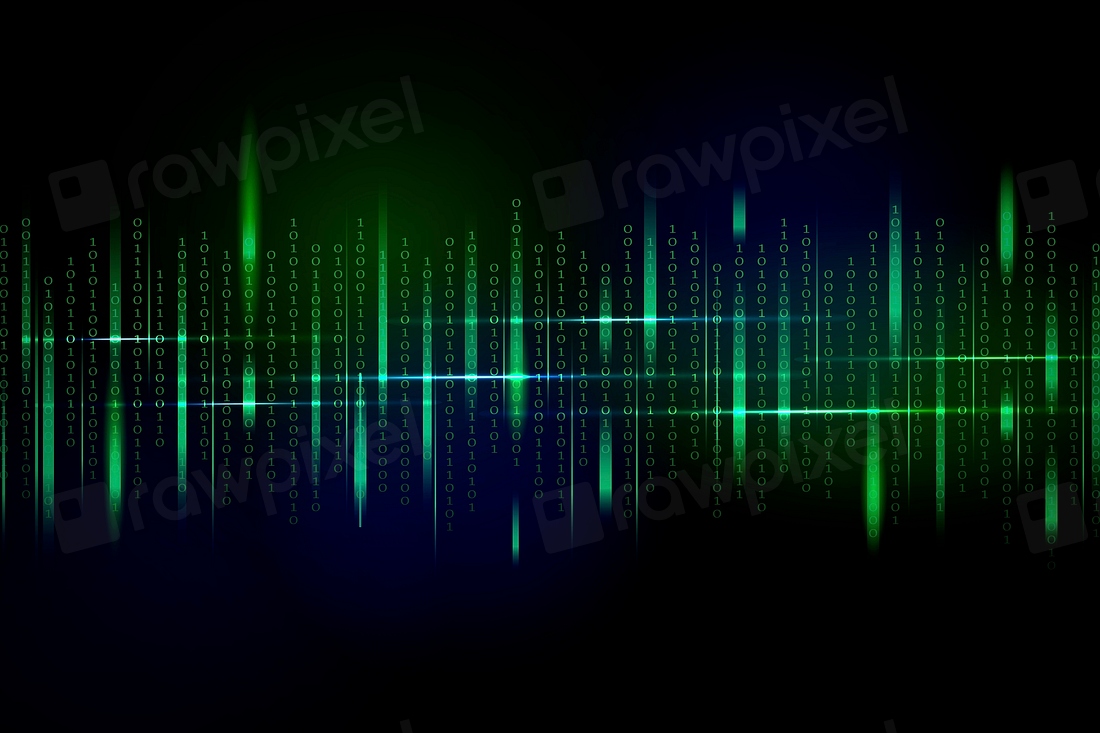 Stream binary code design vector | Premium Vector - rawpixel