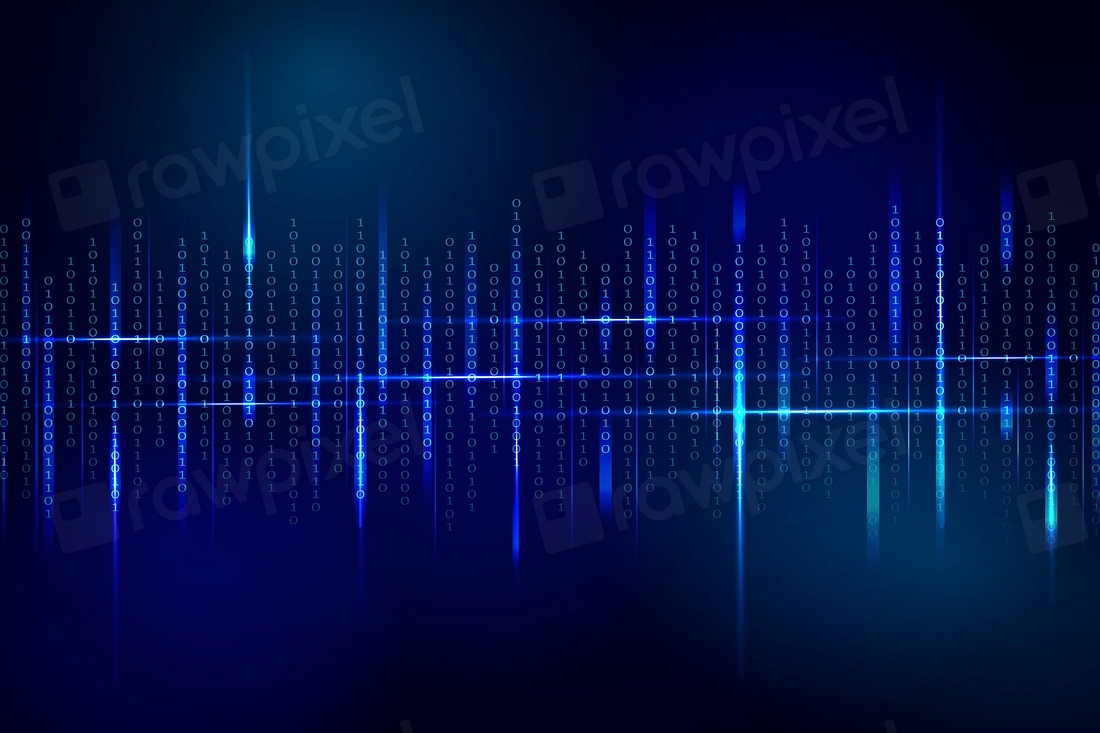 Stream binary code design vector | Premium Vector - rawpixel