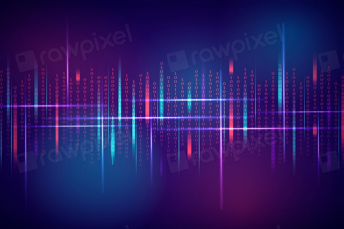 Stream binary code design vector | Premium Vector - rawpixel