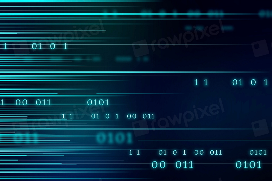 Stream binary code design vector | Premium Vector - rawpixel