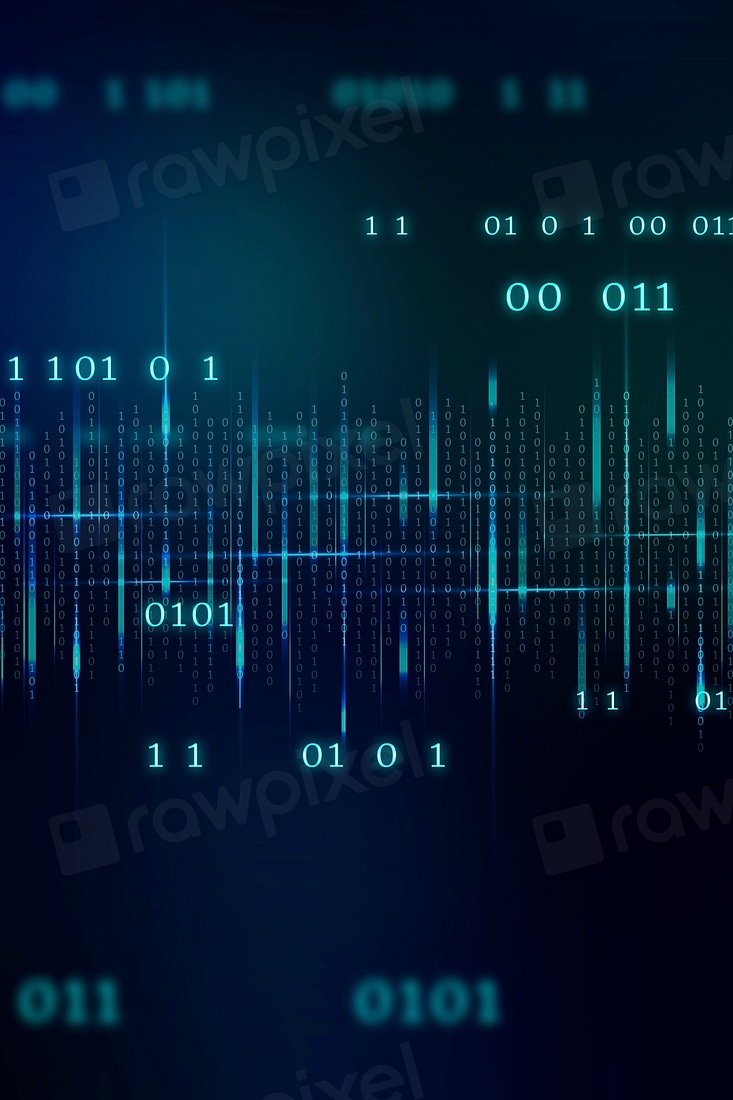 Stream binary code design vector | Premium Vector - rawpixel