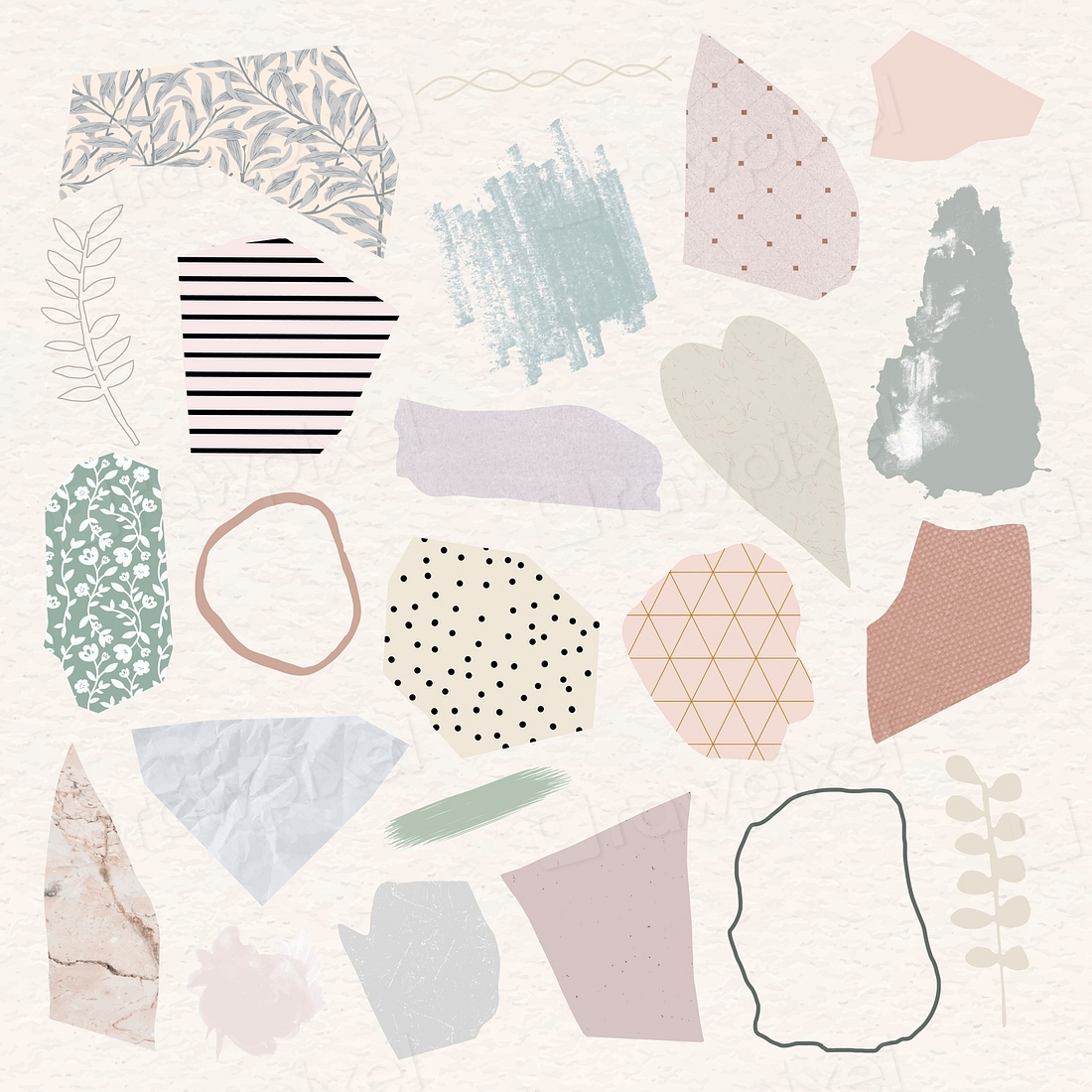 Ripped paper note vector set | Premium Vector - rawpixel