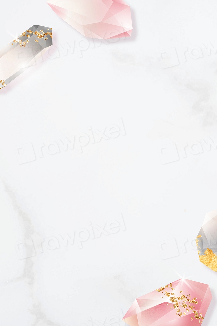 Colorful crystal frame design marble | Premium Vector - rawpixel