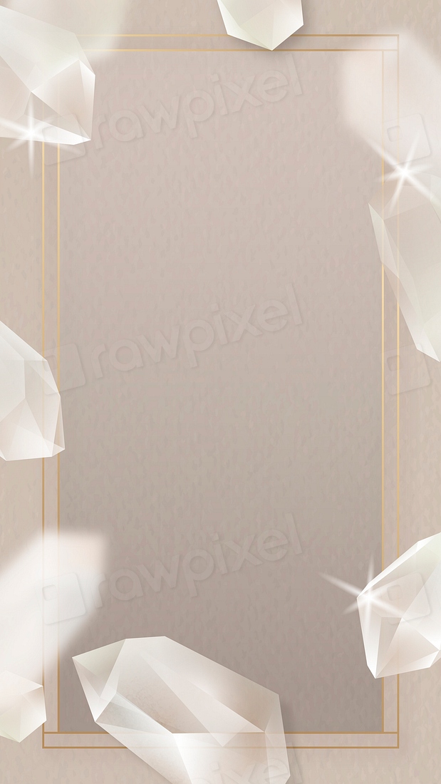Rectangle crystal frame design mobile | Premium Vector - rawpixel