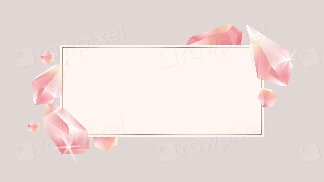 Rectangle crystal frame vector | Premium Vector - rawpixel