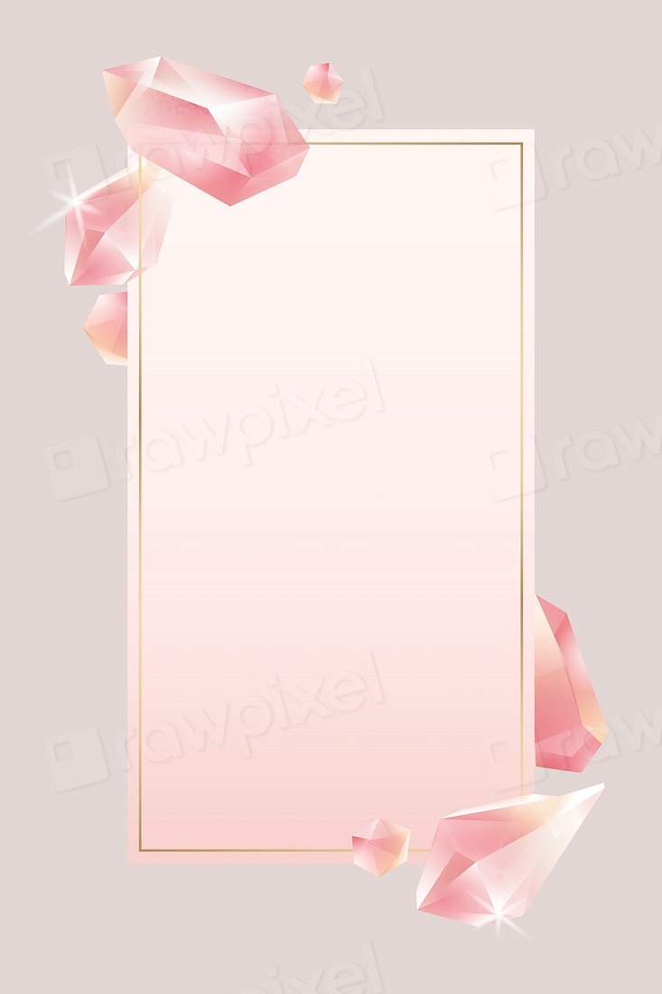 Rectangle crystal frame vector | Premium Vector - rawpixel