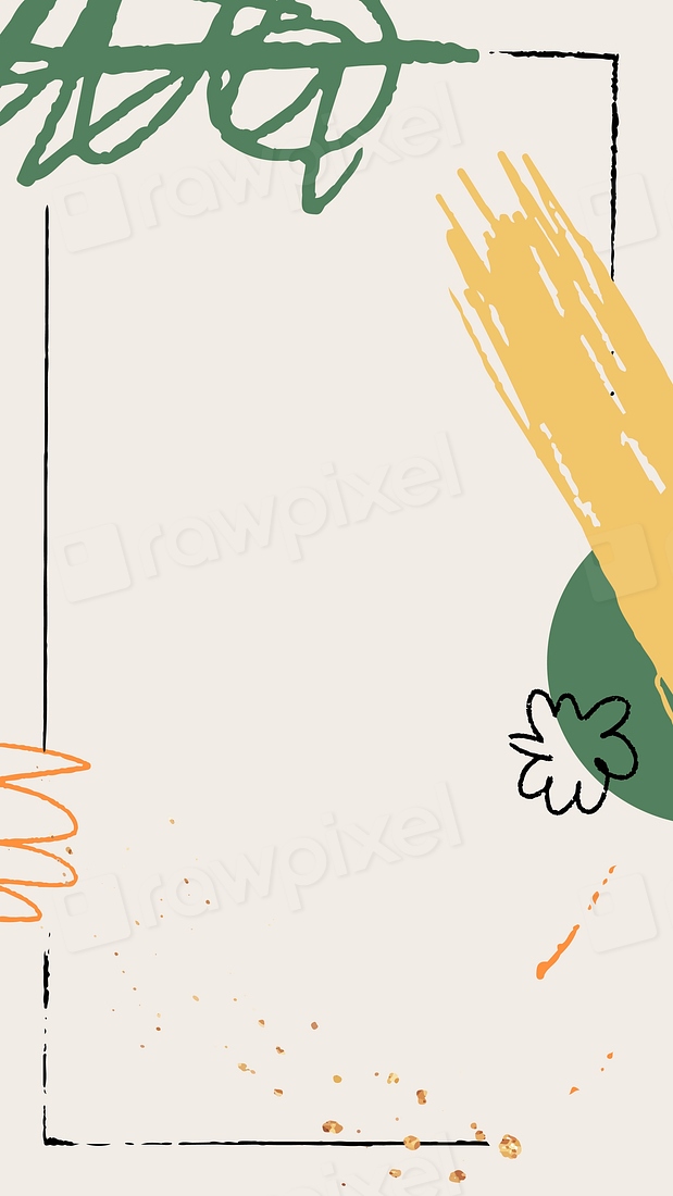 Black frame beige scribble patterned | Premium Vector - rawpixel