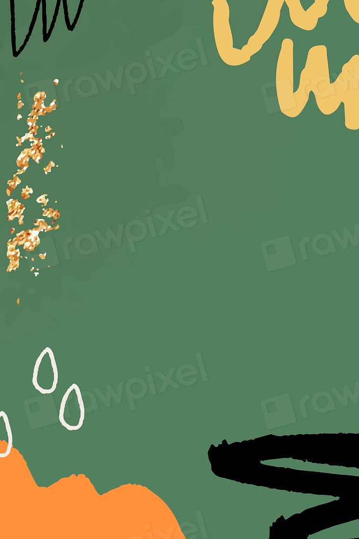 Green scribble patterned background vector | Premium Vector - rawpixel