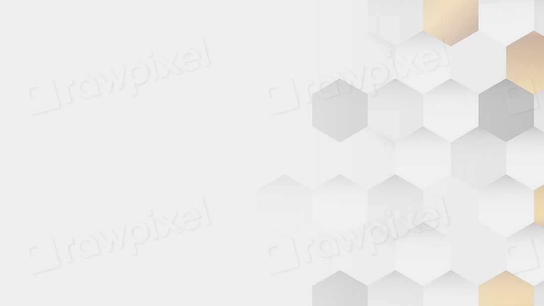 White and gold hexagon pattern | Premium Vector - rawpixel