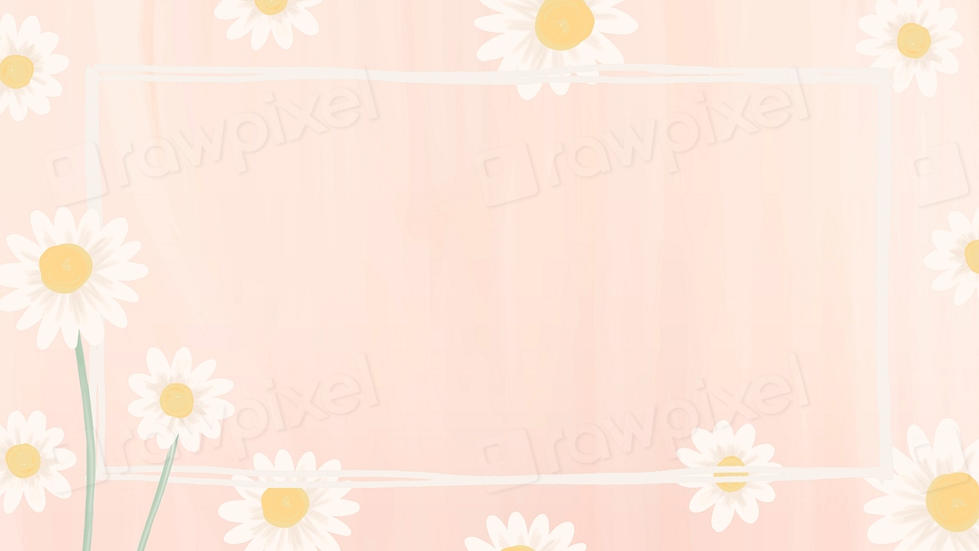 Rectangle daisy frame vector | Premium Vector - rawpixel