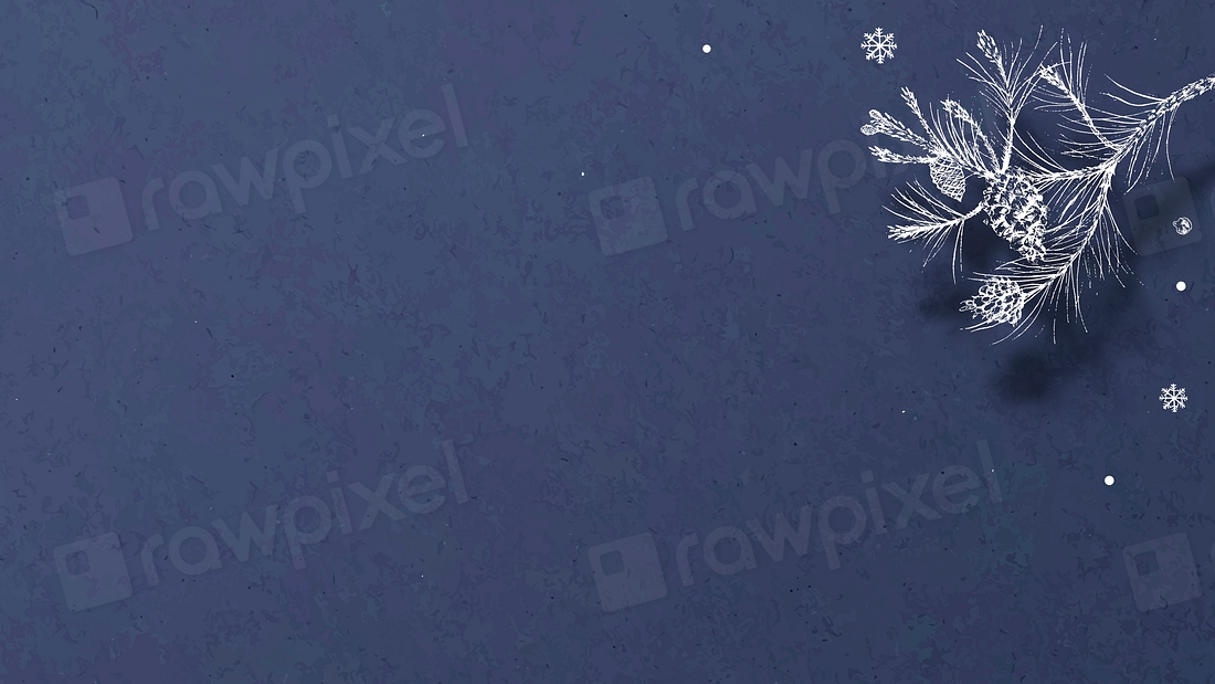 Navy blue winter frame wallpaper | Premium Vector - rawpixel