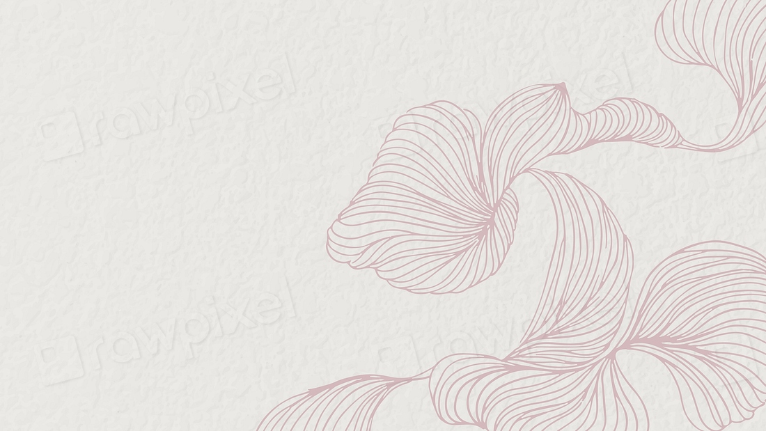 Pink floral abstract frame wallpaper | Premium Vector - rawpixel