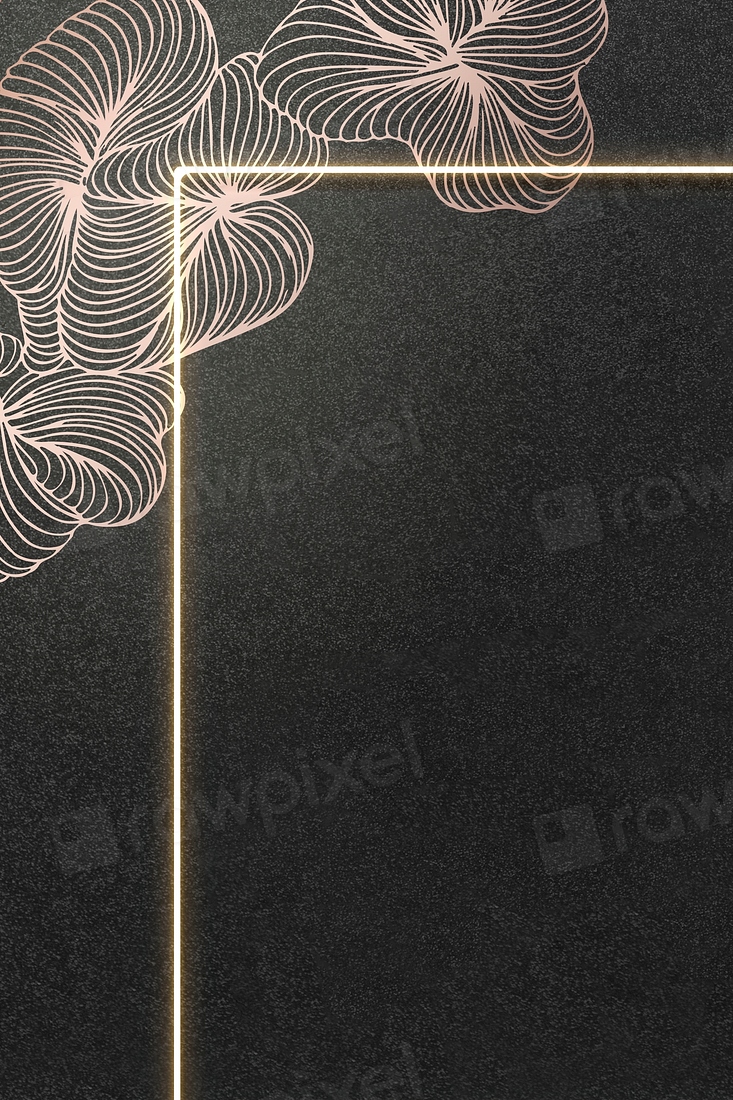 Bright golden rectangle frame illustration | Premium PSD - rawpixel