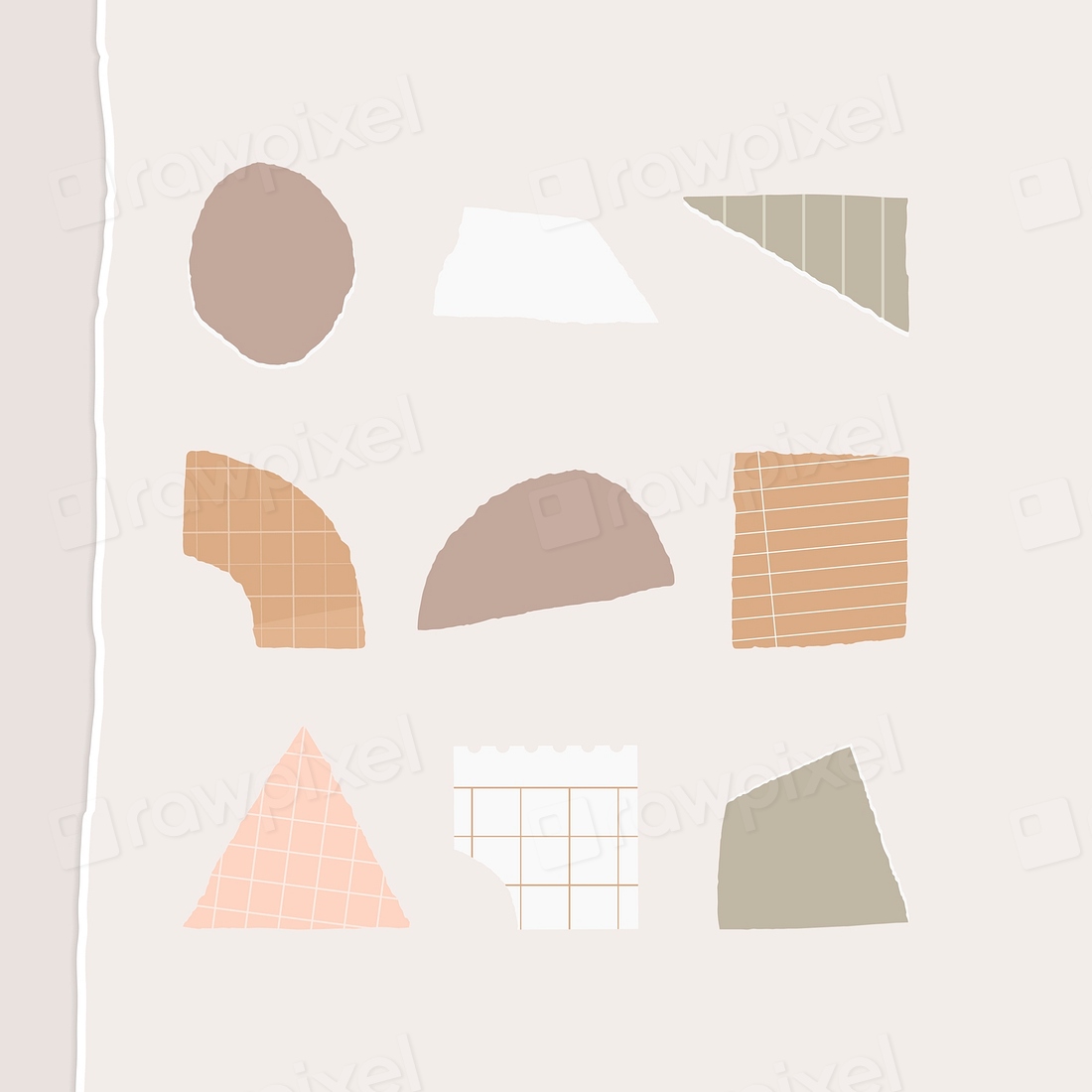 Colorful torn paper note collection | Premium Vector - rawpixel