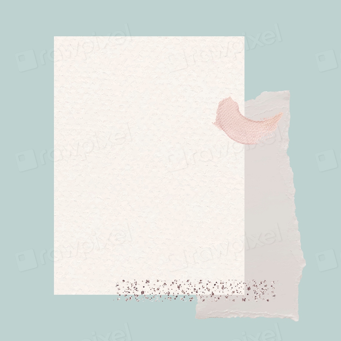Blank beige notepaper template vector | Premium Vector - rawpixel