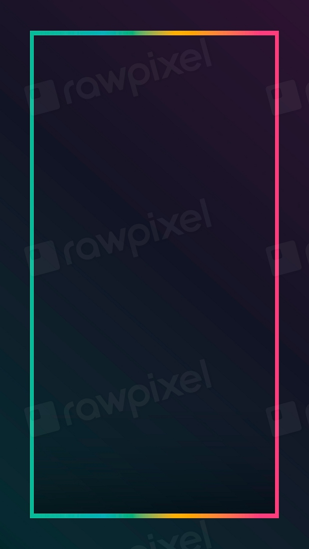 Gradient border black mobile phone | Premium Vector - rawpixel