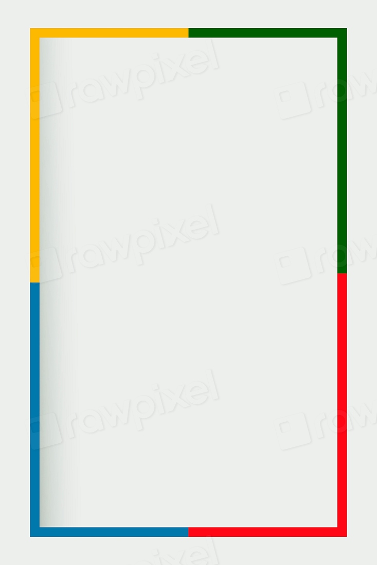 Colorful border gray background vector | Premium Vector - rawpixel