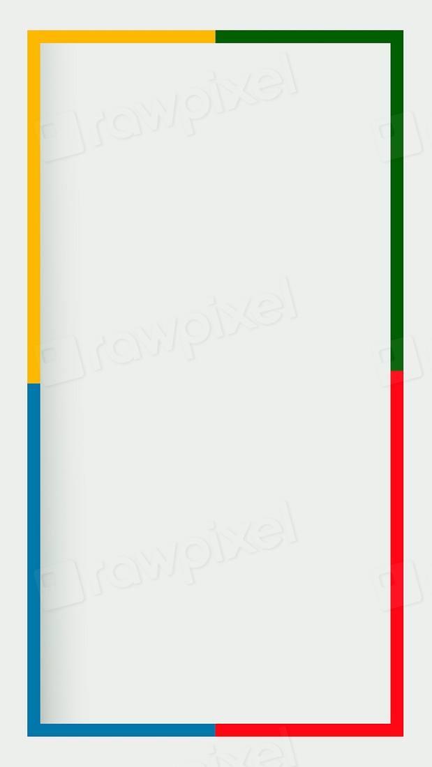Colorful border gray background vector | Premium Vector - rawpixel